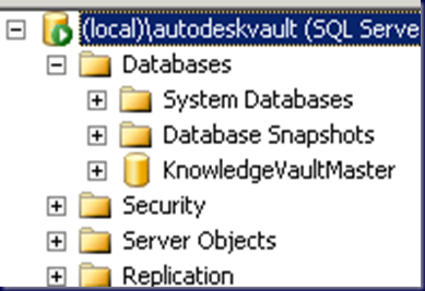 MPECS Inc. Blog: Moving The AutoDesk Vault Out of SQL 2005 Express On ...